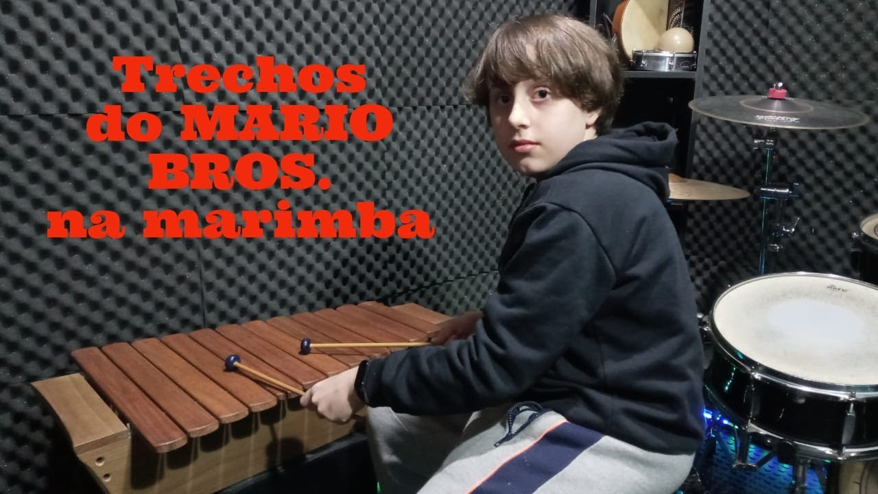 Tocando marimba: trechos do Super Mario Bros. - YouTube