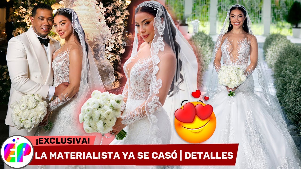 😍👰Las PRIMERAS FOTOS de la BODA de La Materialista | Así fue la BODA ...