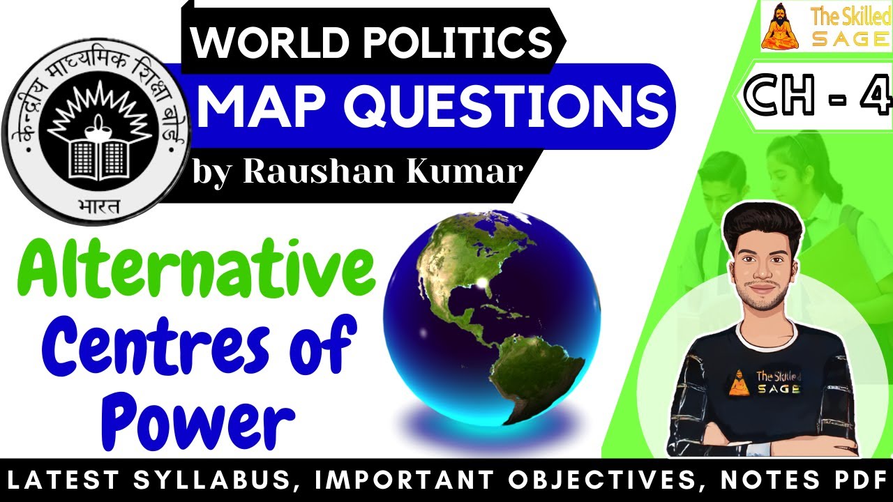 Chapter 4 | New Centres of Power | Map Questions | Class 12 Political ...