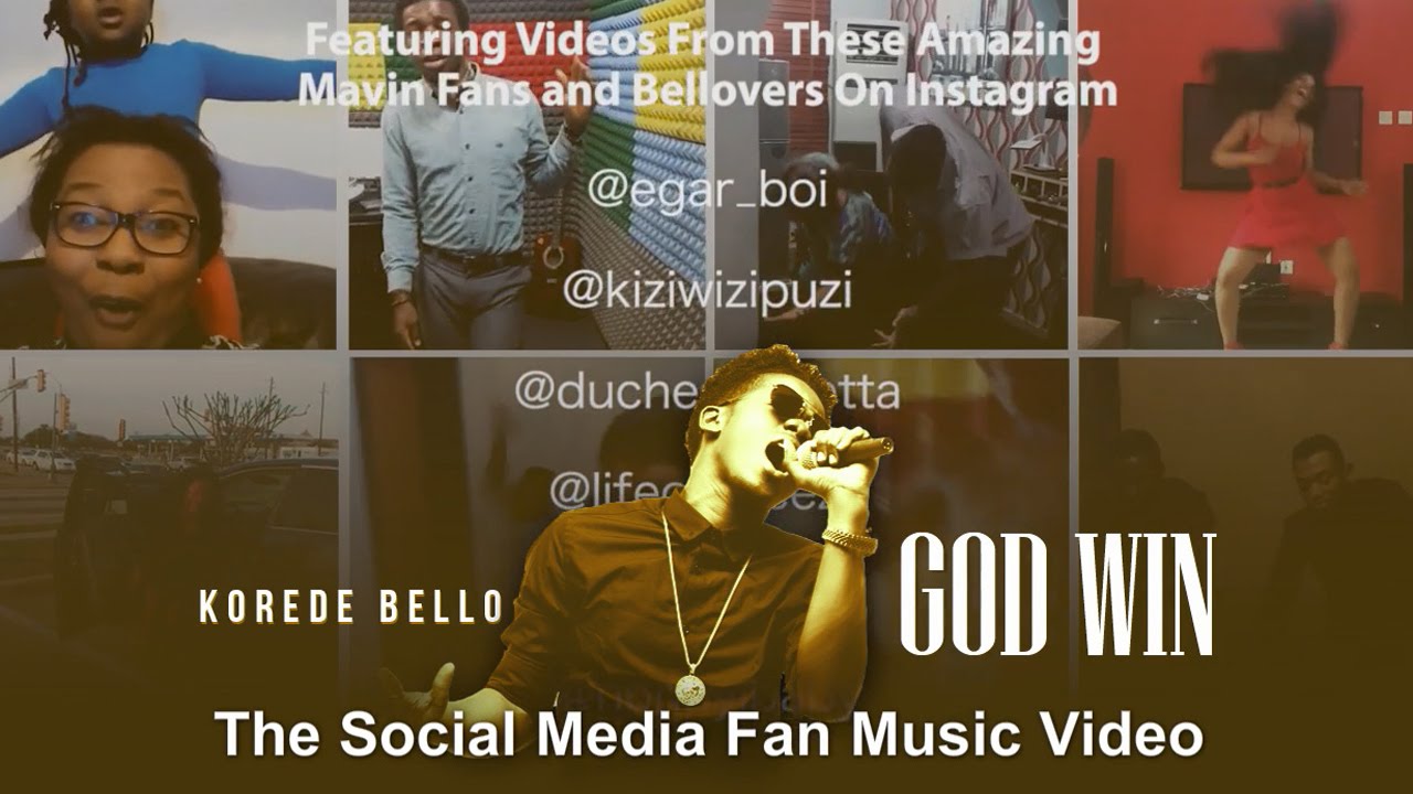 Korede Bello - GodWin Social Media Fan Music Video - YouTube