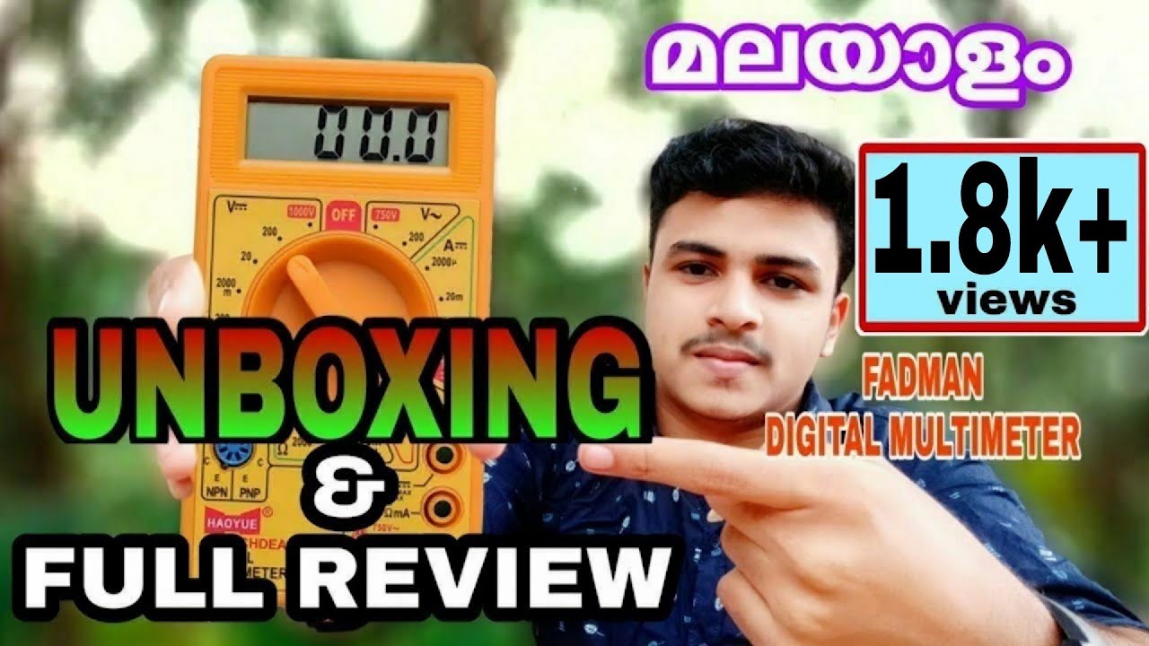Multimeter UNBOXING | Fadman Digital Multimeter UNBOXING and Full ...
