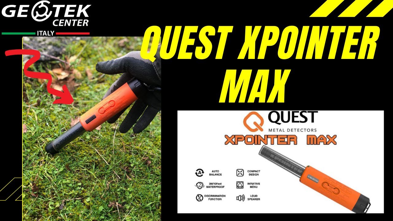 Pinpointer Quest XPointer Max, Istruzioni, Recensione e Esempi - YouTube