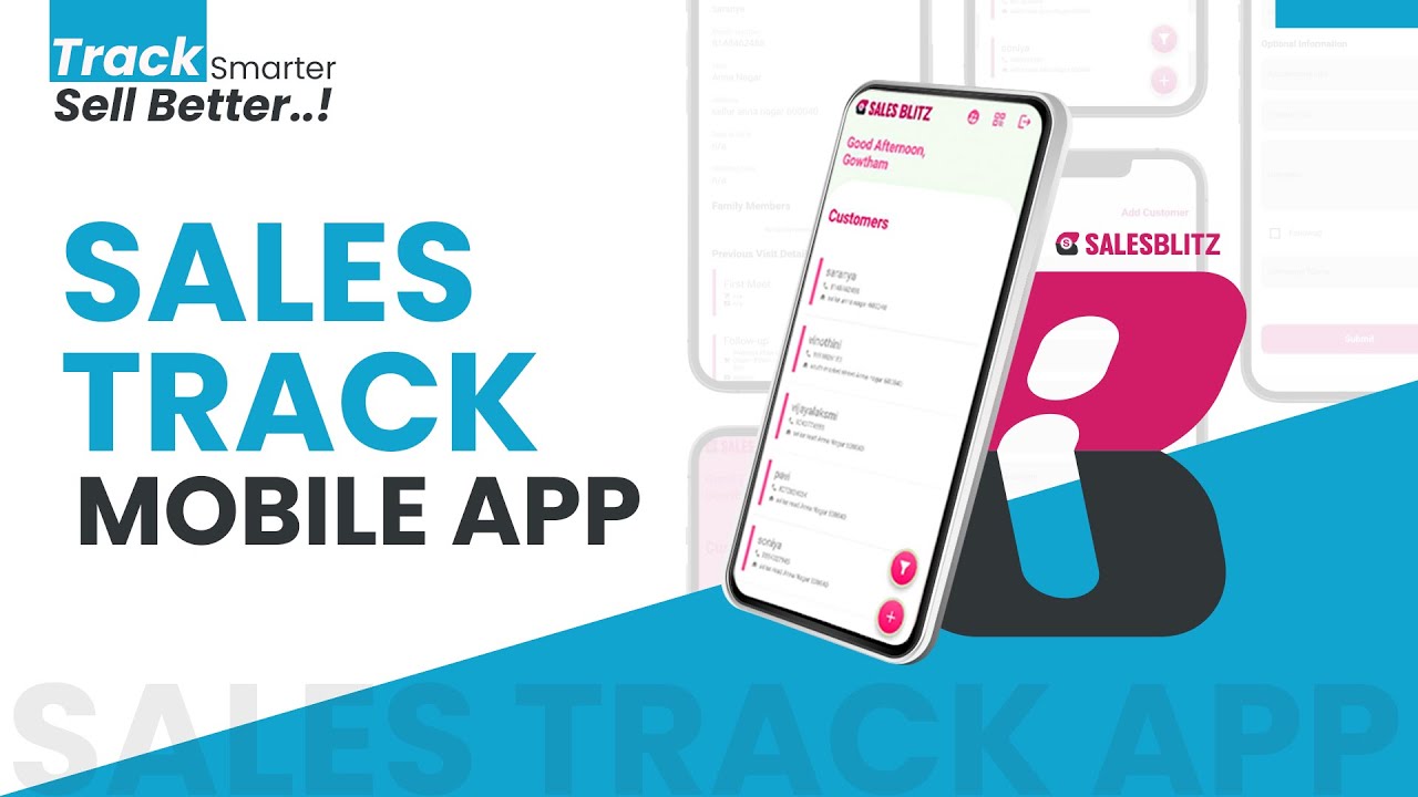 Sales Track App | SALESBLITZ | INNOBLITZ | - YouTube