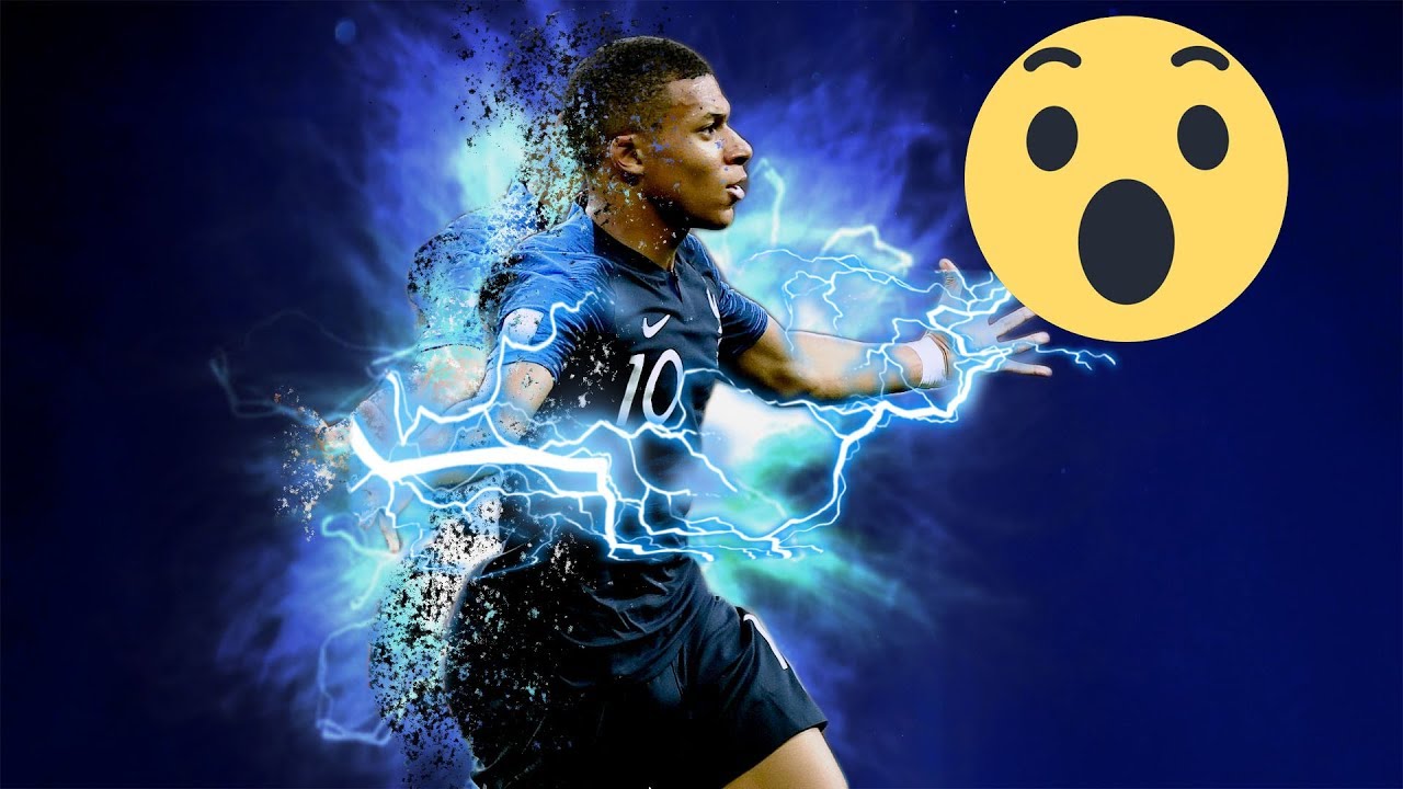 EFFET EXTRAORDINAIRE sur Kylian Mbappe !!!!! (Photoshop Tutoriel) - YouTube