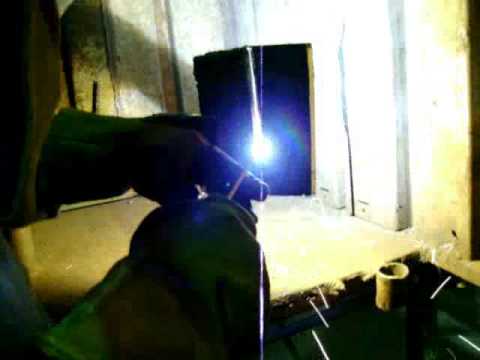 Open root pass weld 1/8 6010 - YouTube