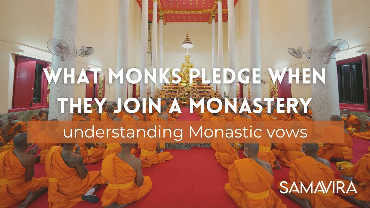 This is what Monk’s pledge when they join a monastery| Monk's ...