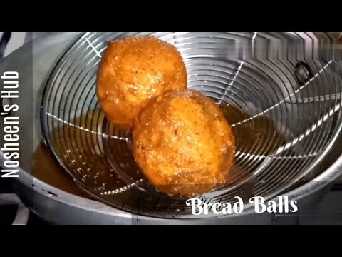 Crunchy Bread Balls | With Filling | Easy Recipe by Nosheen's Hub ...