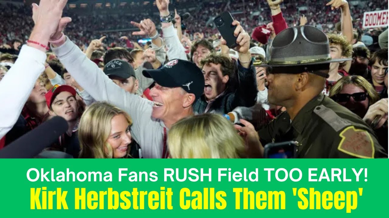 Oklahoma Fans Rush Field Prematurely After Huge Win Over Alabama | Kirk ...