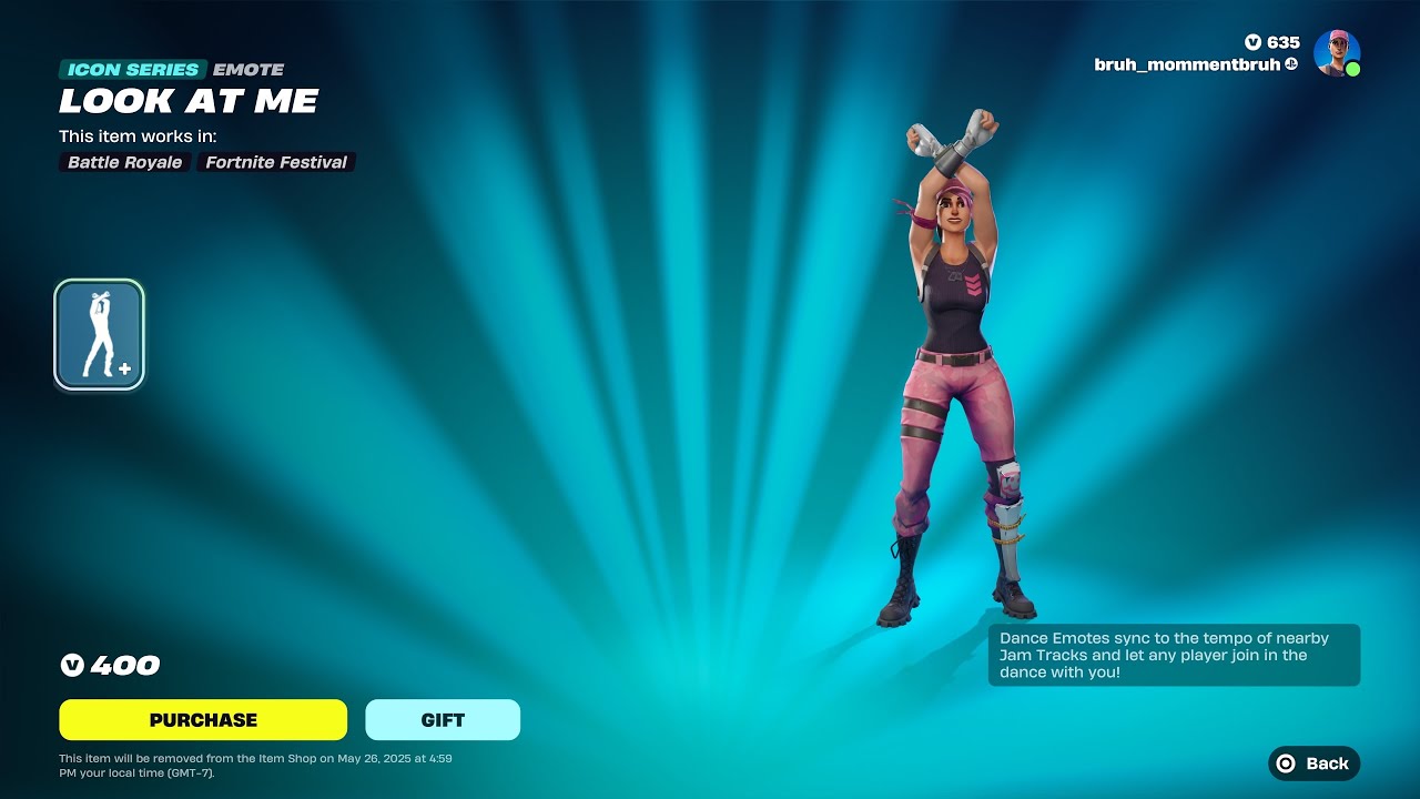 New Xxxtentacion Look At Me Emote Fortnite Item Shop May 23rd 7222