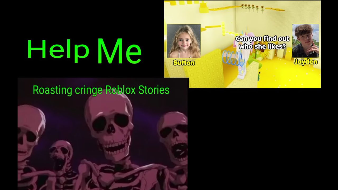 Skeleton meme roasting cringe Roblox Stories.. - YouTube