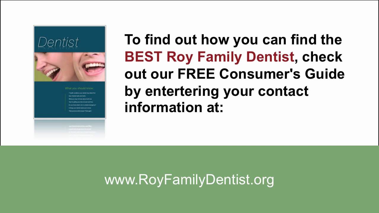 Roy Dentist - How to find a great family dentist in Roy, Utah - YouTube