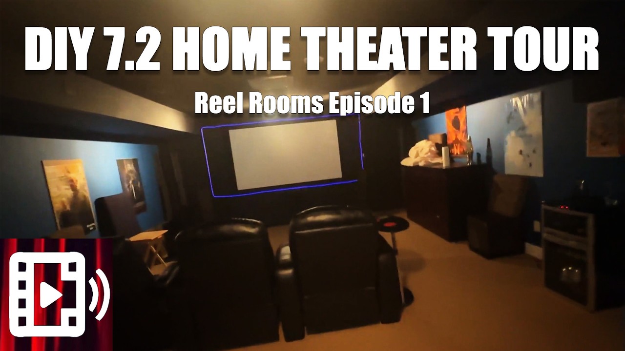 7.2 DIY Home Theater Tour | Reel Rooms Episode 1 - YouTube