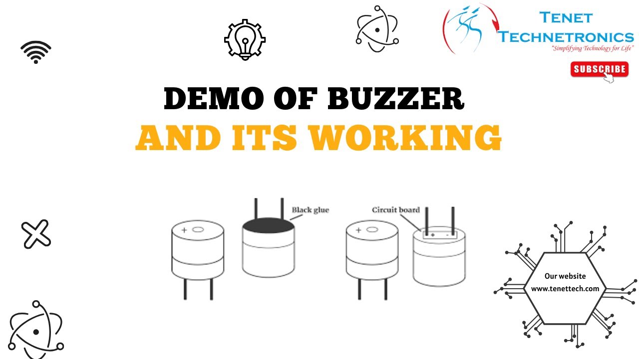 Demo of buzzer and its working | Tenet Technetronics - YouTube