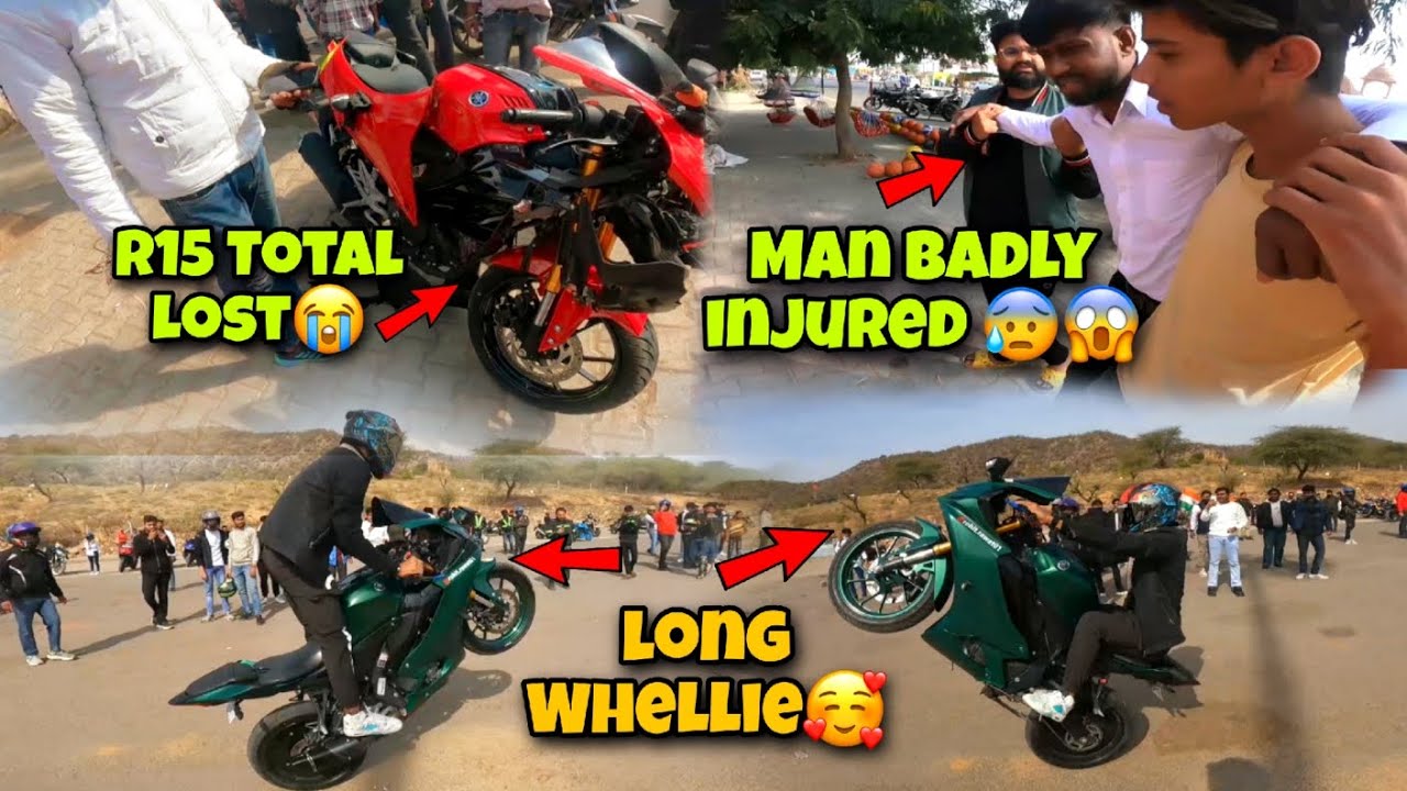Man Badly Injured R15 Total Lost Yamaha R15 Highest Long Whellie man-badly-injured-r15-total-lost-yamaha-r15-highest-long-whellie