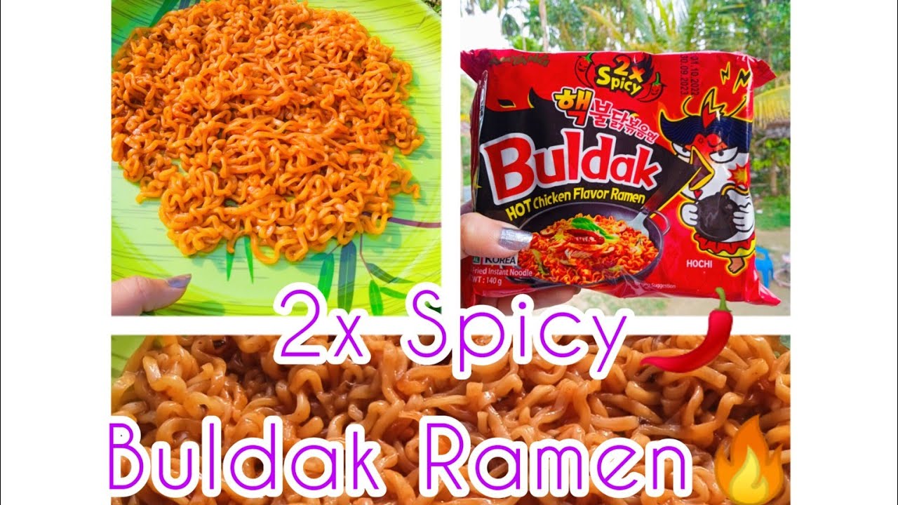 Easy recipe |2x spicy🌶 |Buldak |Hot Chicken Flavor Ramen🔥🍜 - YouTube