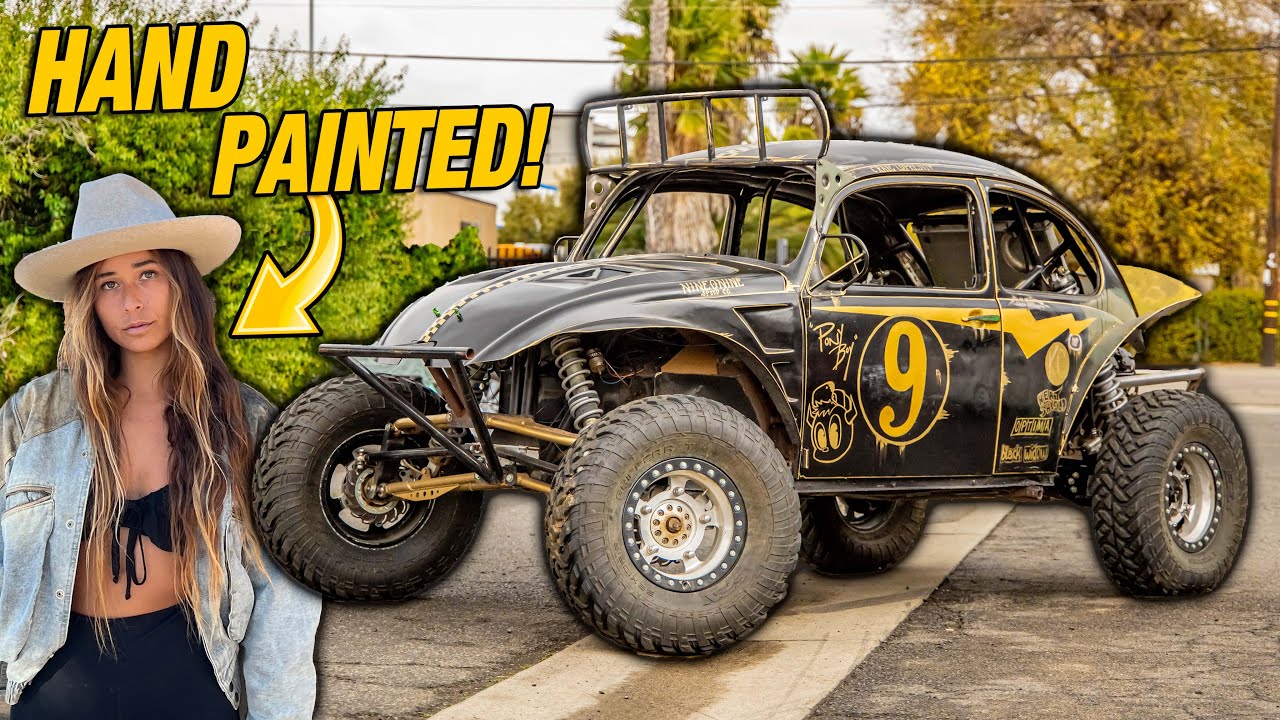 My Honda Powered Bug Get's an INSANE Custom Paint Job! Complete ...