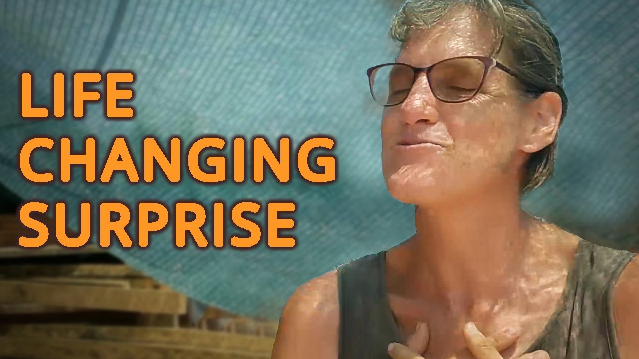 Off the grid - LIFE CHANGING SURPRISE FOR OUR NEIGHBOUR - YouTube