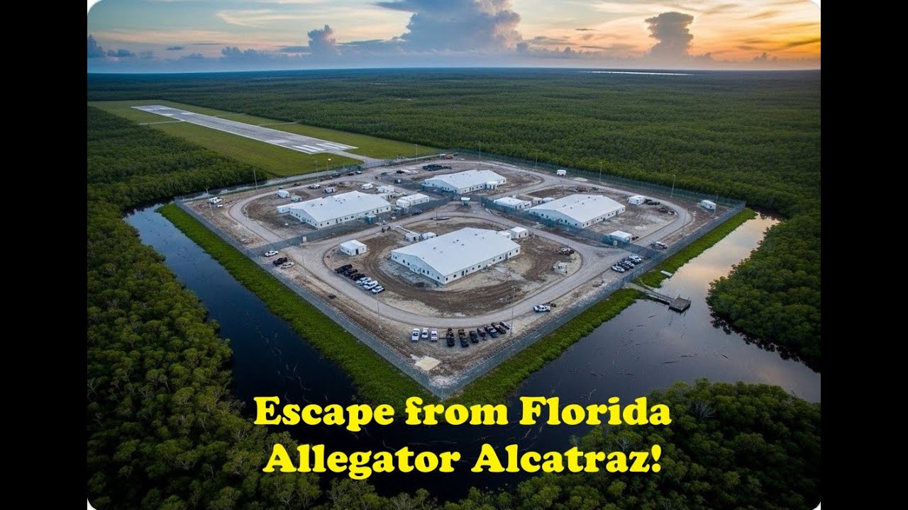 Alligator Alcatraz opens up today! The FREE STATE of FLORIDA leads the ...
