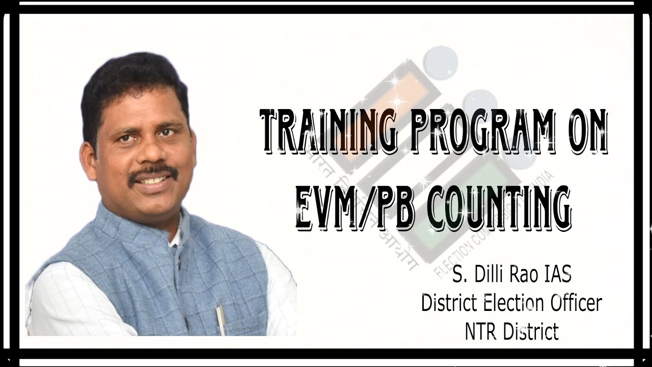 Training programme on EVM/PB counting - YouTube