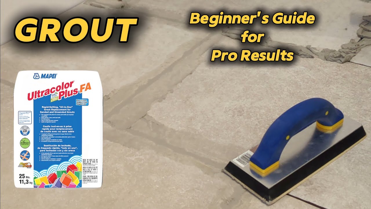 Tile Grout - Beginner's Guide for Pro Results - Mapei Ultracolor Plus ...