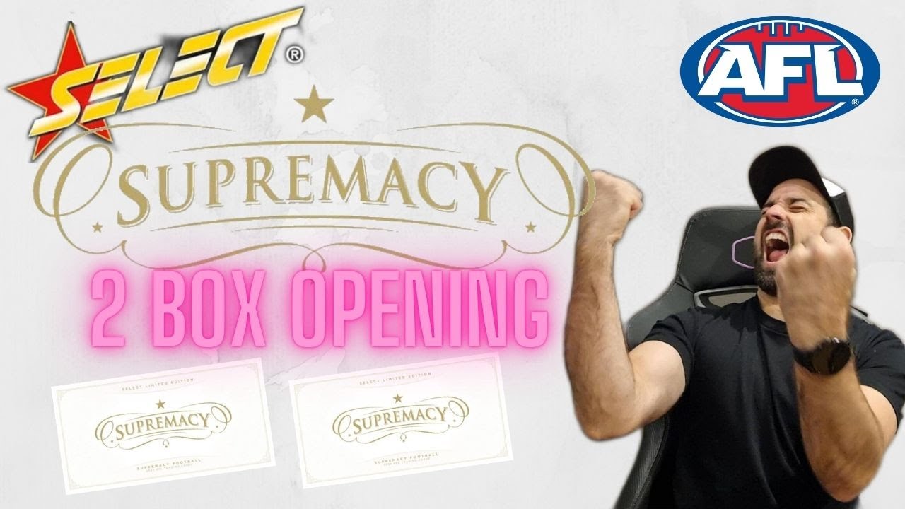 Select AFL SUPREMACY 2024 - 2 Box opening! - YouTube