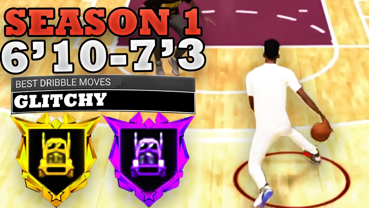 SEASON 1 BEST DRIBBLE MOVES NBA 2K24 For 6'10 To 7'3 Builds! ISO Big ...