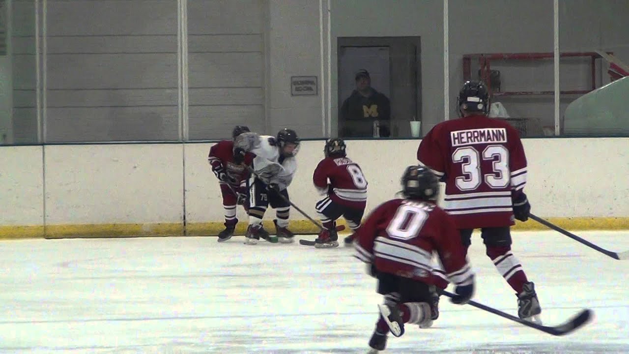 2015.11.15 Haverford Hawks at Hatfield Ice Dogs 1st Period - YouTube