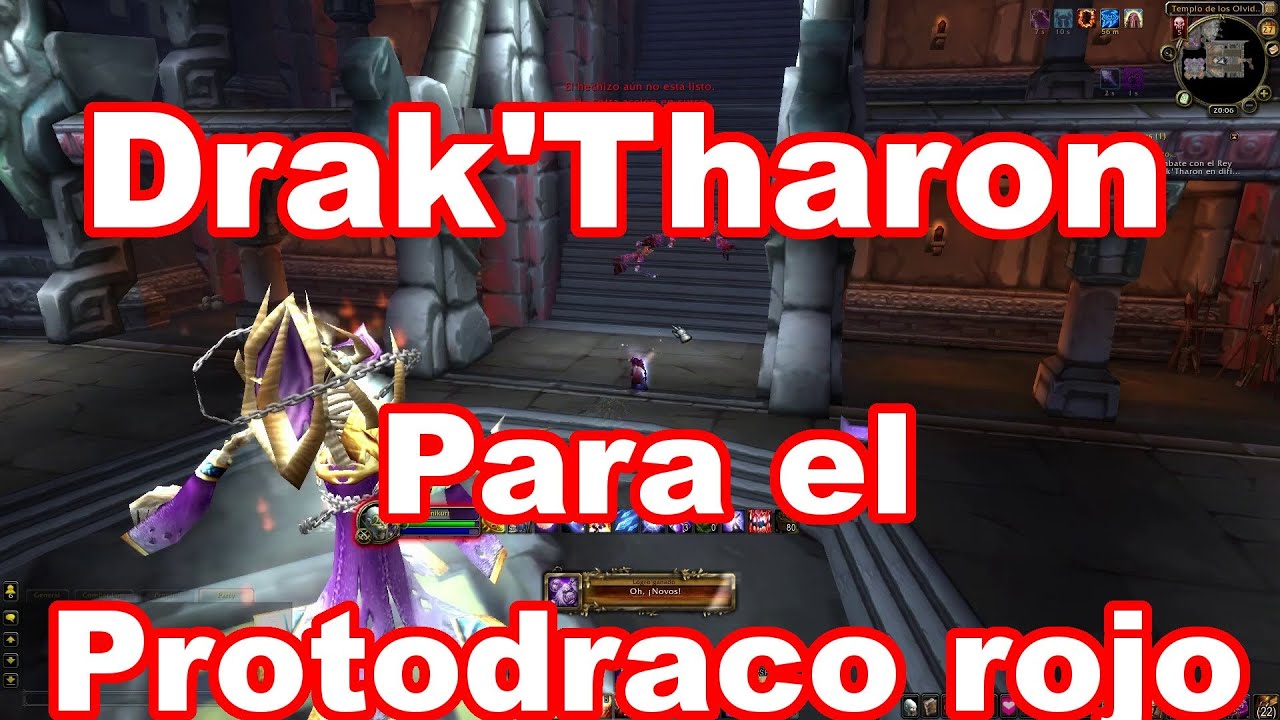 World of warcraft - Drak'Tharon para el protodraco rojo. - YouTube