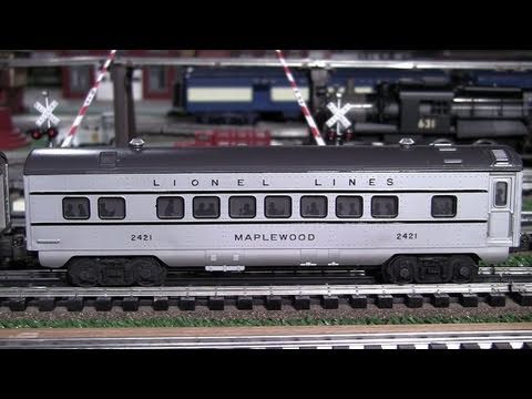 Lionel Postwar O-Gauge Small Streamline Passenger Cars (1950-51) w/PW ...