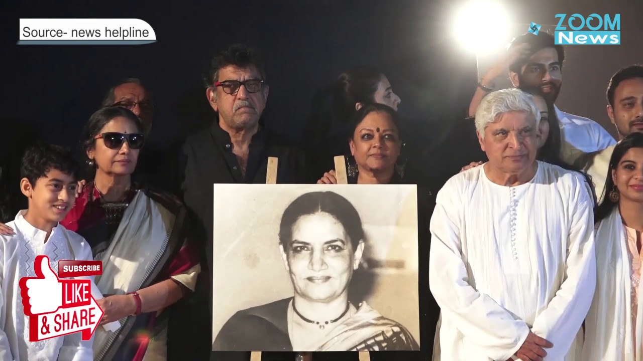 Prayer Meet Of Shaukat Kaifi Azmi - YouTube