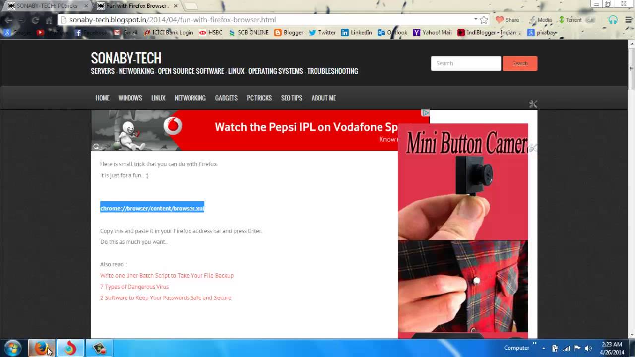 Simple Trick and Fun with Firefox Browser - YouTube