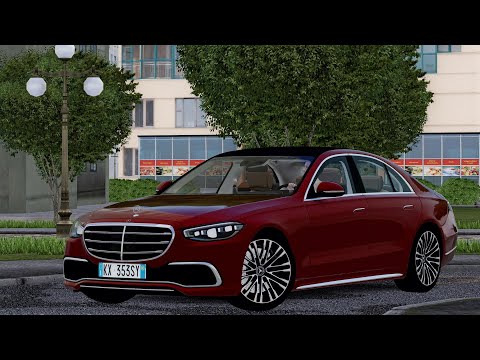 2021 Mercedes S450 4MATIC - City Car Driving | Logitech G29