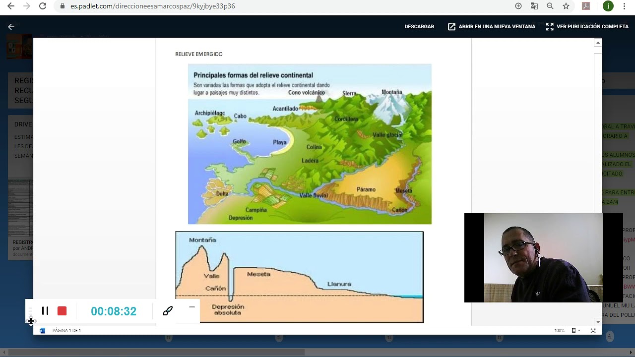 CARACTERÍSTICAS DEL RELIEVE EMERGIDO Y SUMERGIDO (PARTE 1) - YouTube