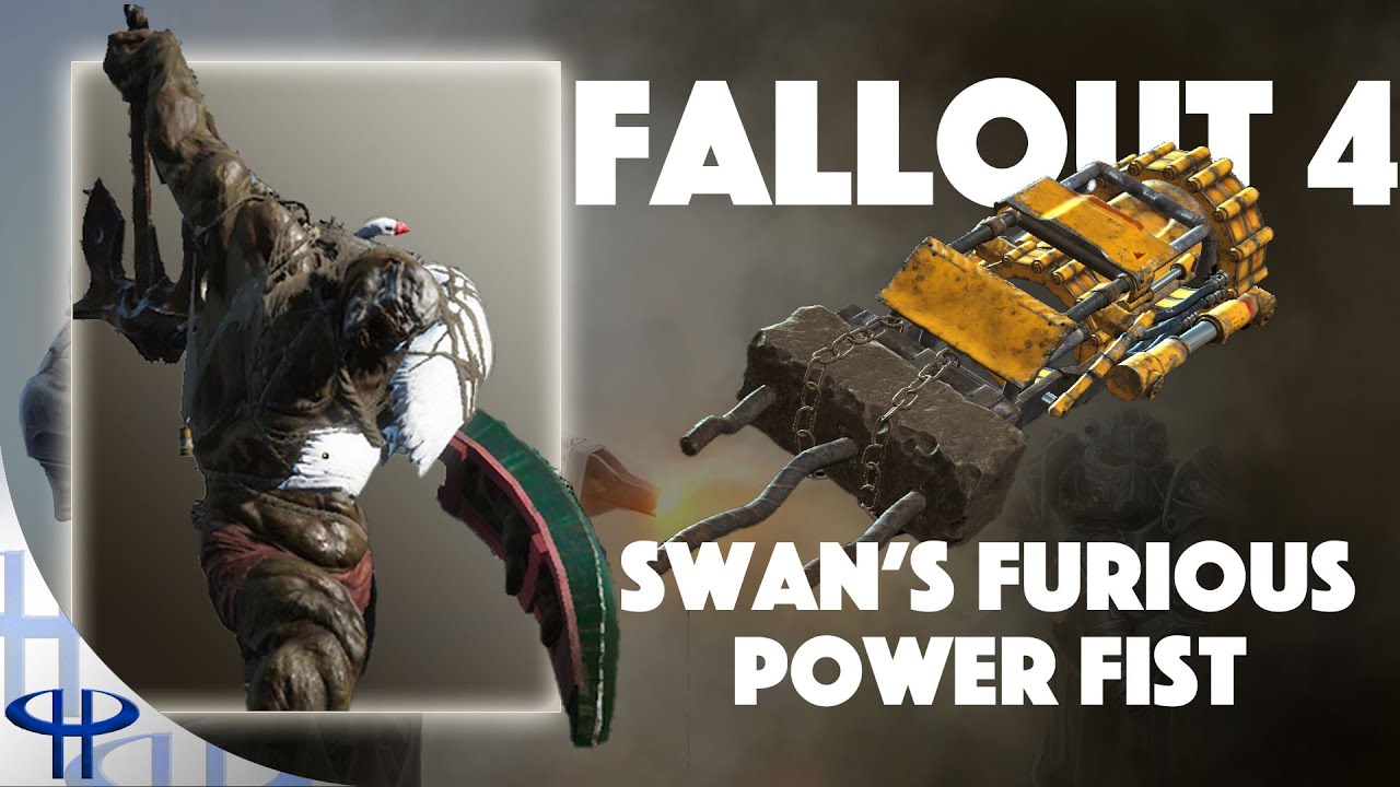 Fallout 4 - Swan's Furious Power Fist - Unique Weapon [Unarmed] - YouTube
