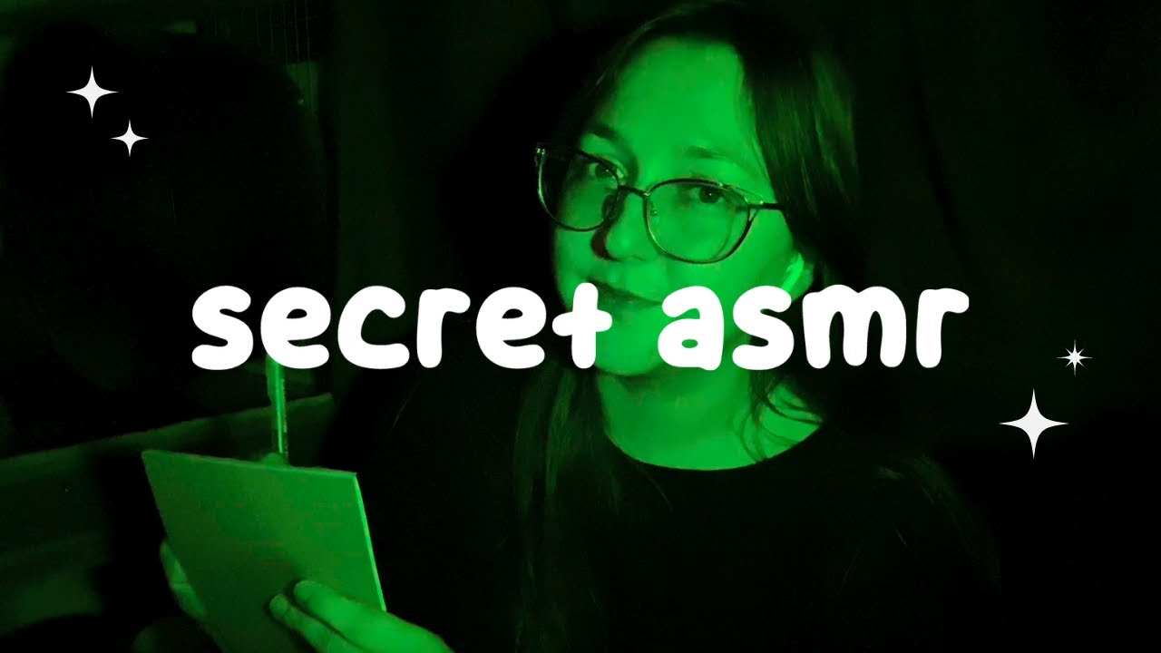 My First ASMR Video | Secret Interview + Writing Sounds - YouTube