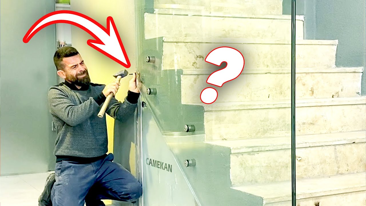 Turning Broken Glass into Art: Tempered Glass is Cracked to Create ...