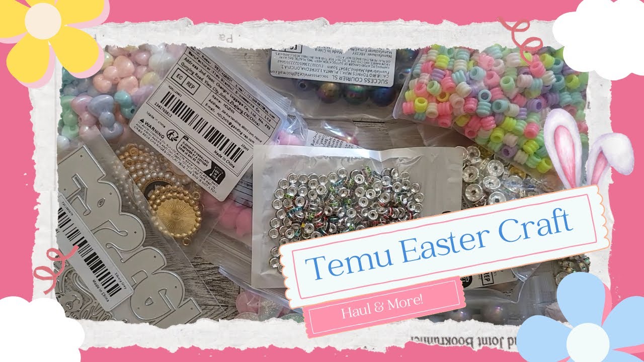 Temu Easter Craft Haul & More! 🐰🎨 Cute & Creative Finds! - YouTube