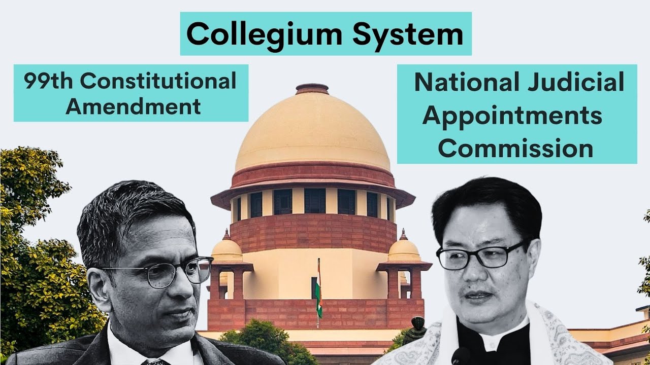 Collegium System। 99th Constitutional Amendment। NJAC। Three Judges Case। Recent Developments ...