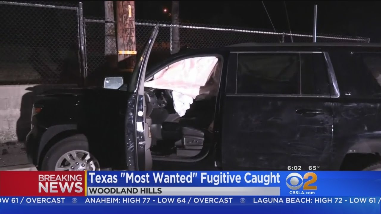 10 Most Wanted Fugitive Out Of Dallas Caught In Woodland Hills - YouTube