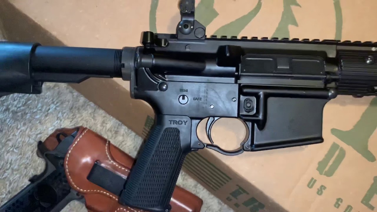 Troy Defense 5.56 Pre-ban Carbine! Modern Sporting Rifle. - YouTube