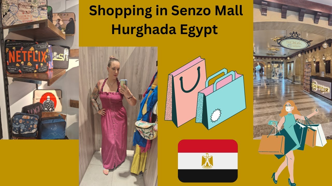 Nákupne centrum - Senzo Mall Hurghada Egypt - ako to tam vyzerá, nákupy ...