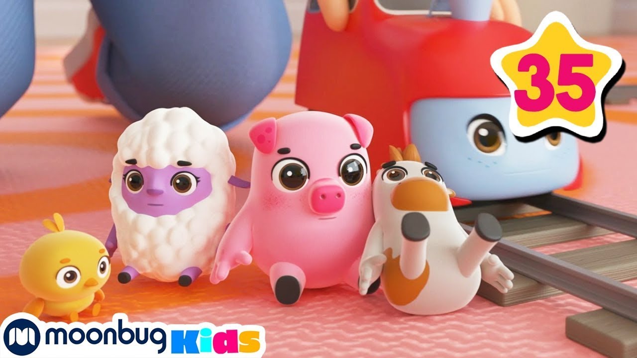 Animals Train Song | Kids Show | Toddler Learning Cartoons - YouTube Music