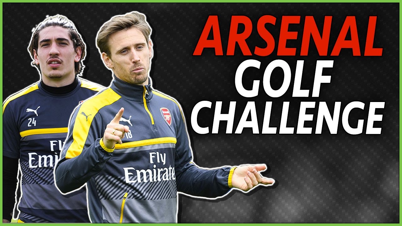 Golf Challenge with Arsenal: Hector Bellerin v Nacho Monreal - YouTube