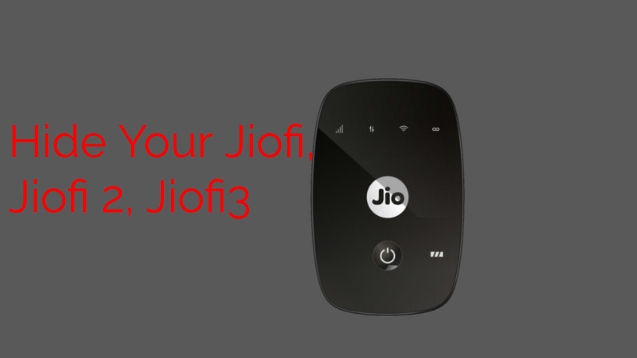 How to Hide Your Jiofi,Jiofi2,Jiofi3 - YouTube