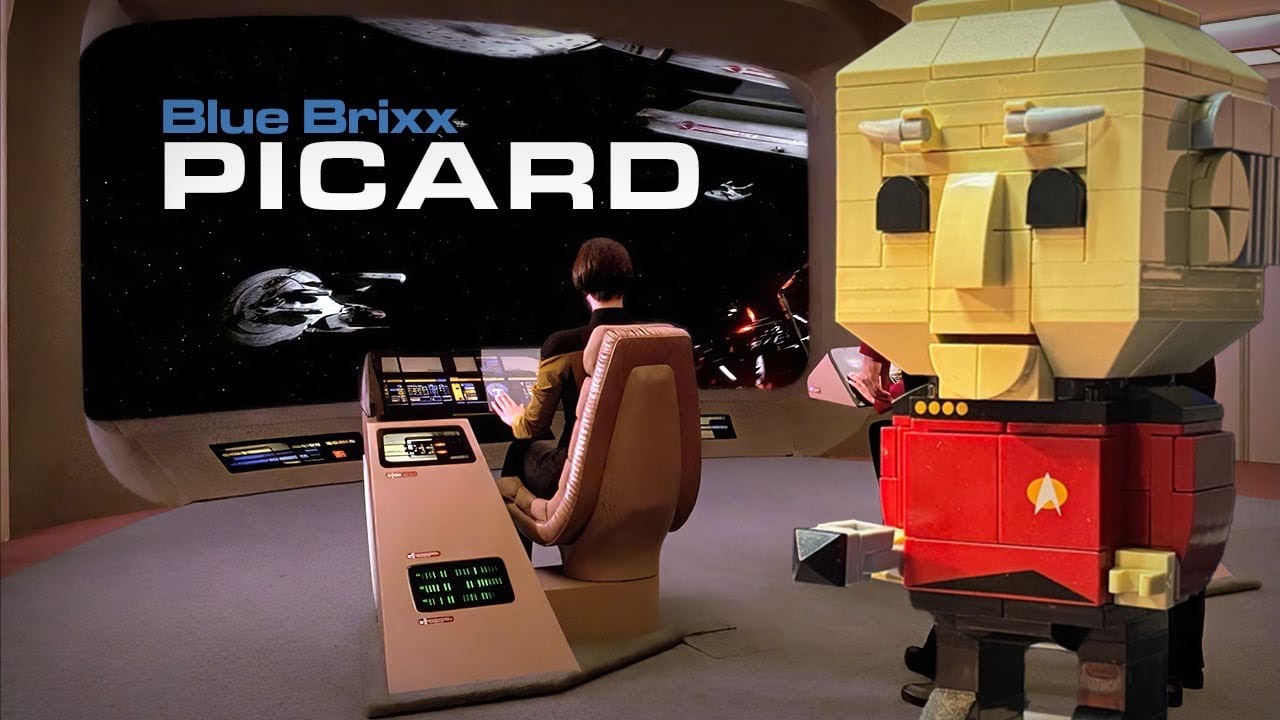 Blue Brixx Picard Figure Build - YouTube