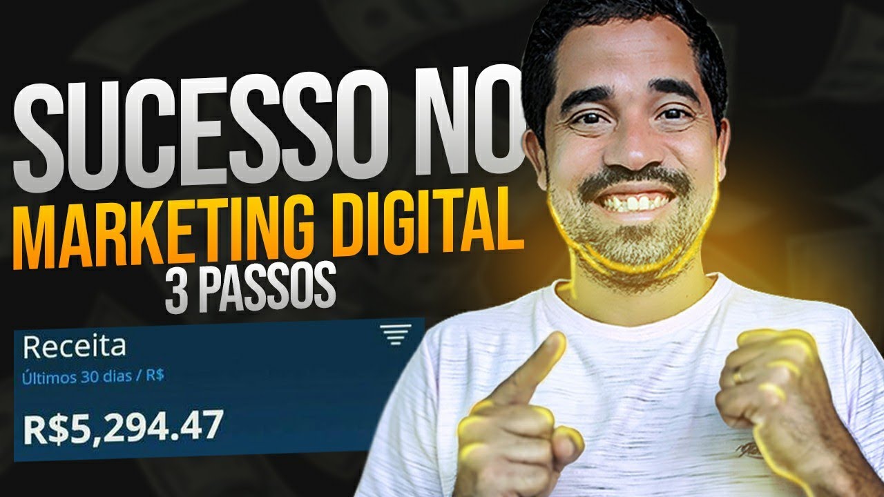 3 PASSOS Para Ter SUCESSO No MARKETING DIGITAL ( Como ATINGIR o SUCESSO ...