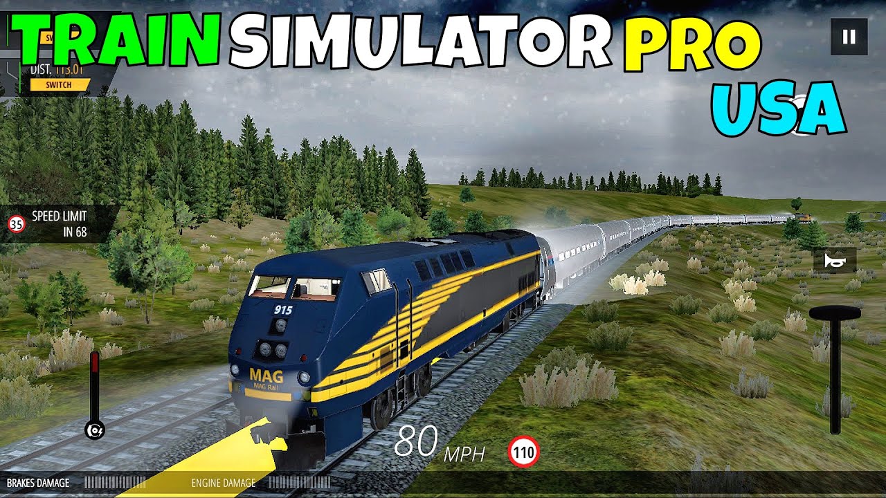 Train Simulator Pro USA, First Gameplay [ Android Gameplay ] - YouTube