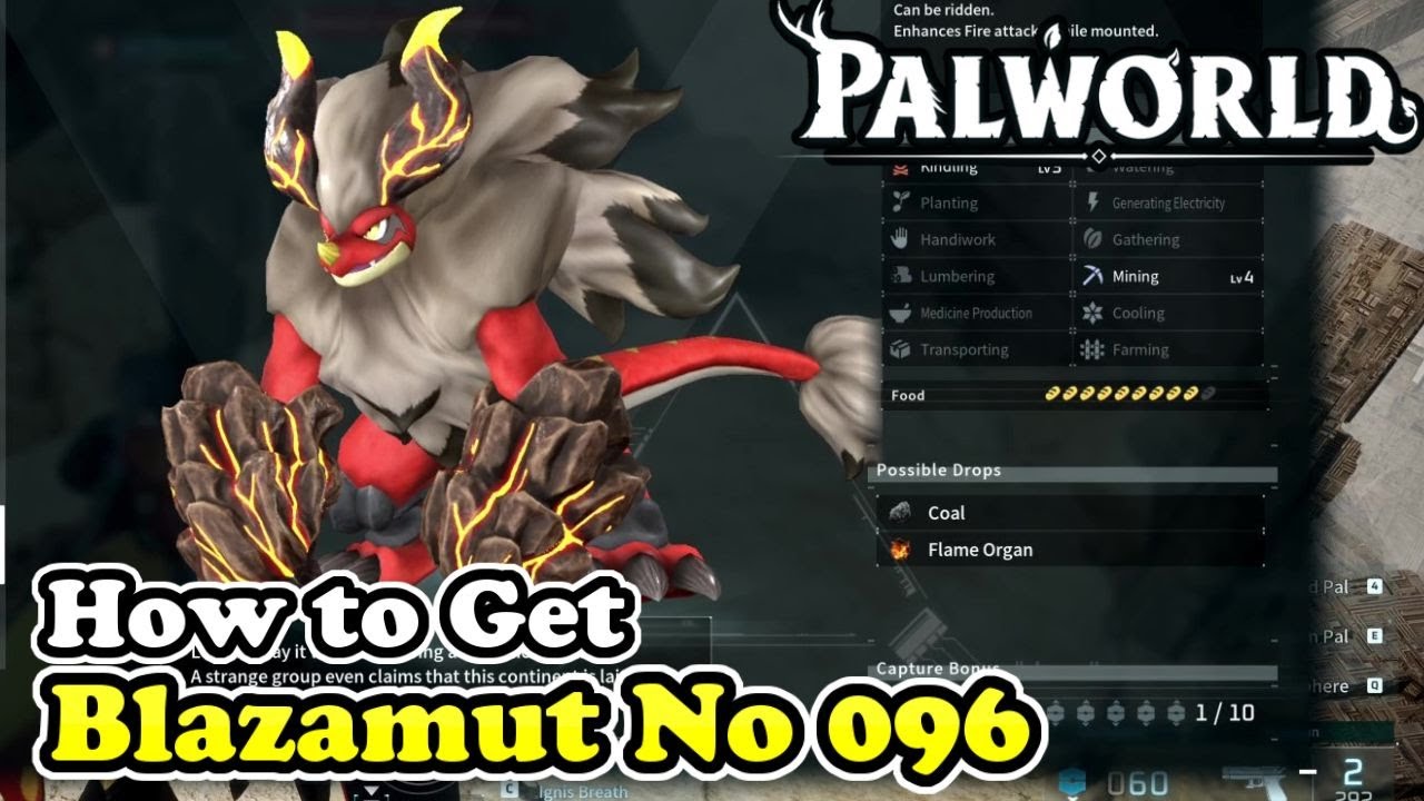 Palworld How to Get Blazamut (Palworld No 096) - YouTube