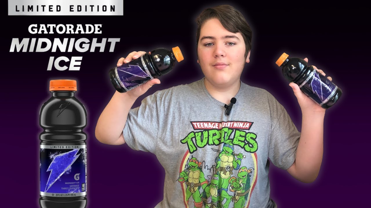 Gatorade Midnight Ice Taste Test - YouTube