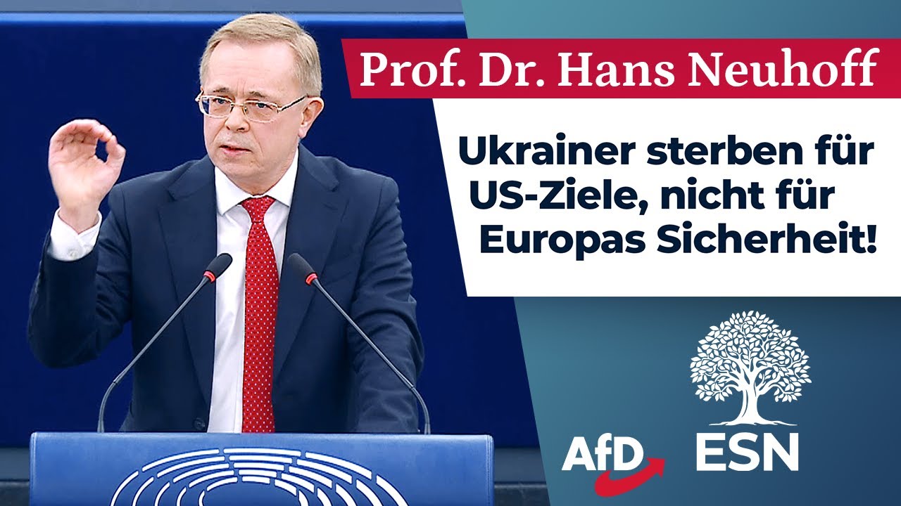 Darum geht es im Ukraine-Krieg wirklich! - Prof. Dr. Hans Neuhoff (AfD ...